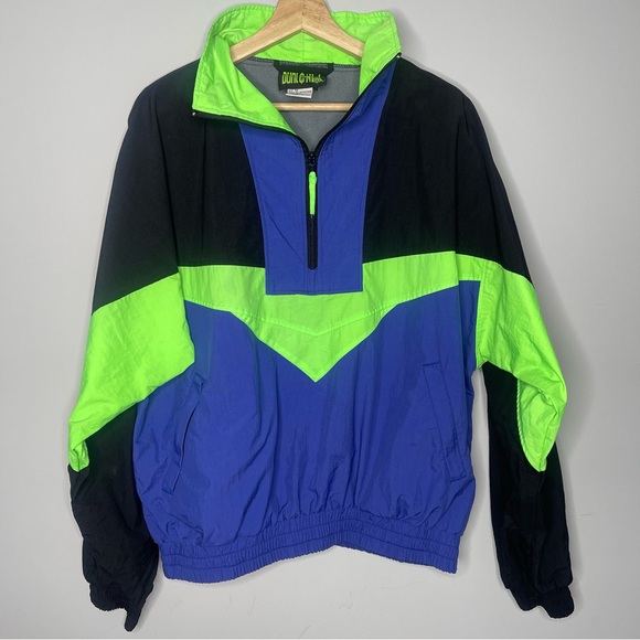 dual control | Jackets & Coats | Mens Vintage Dual Control Neon Color ...